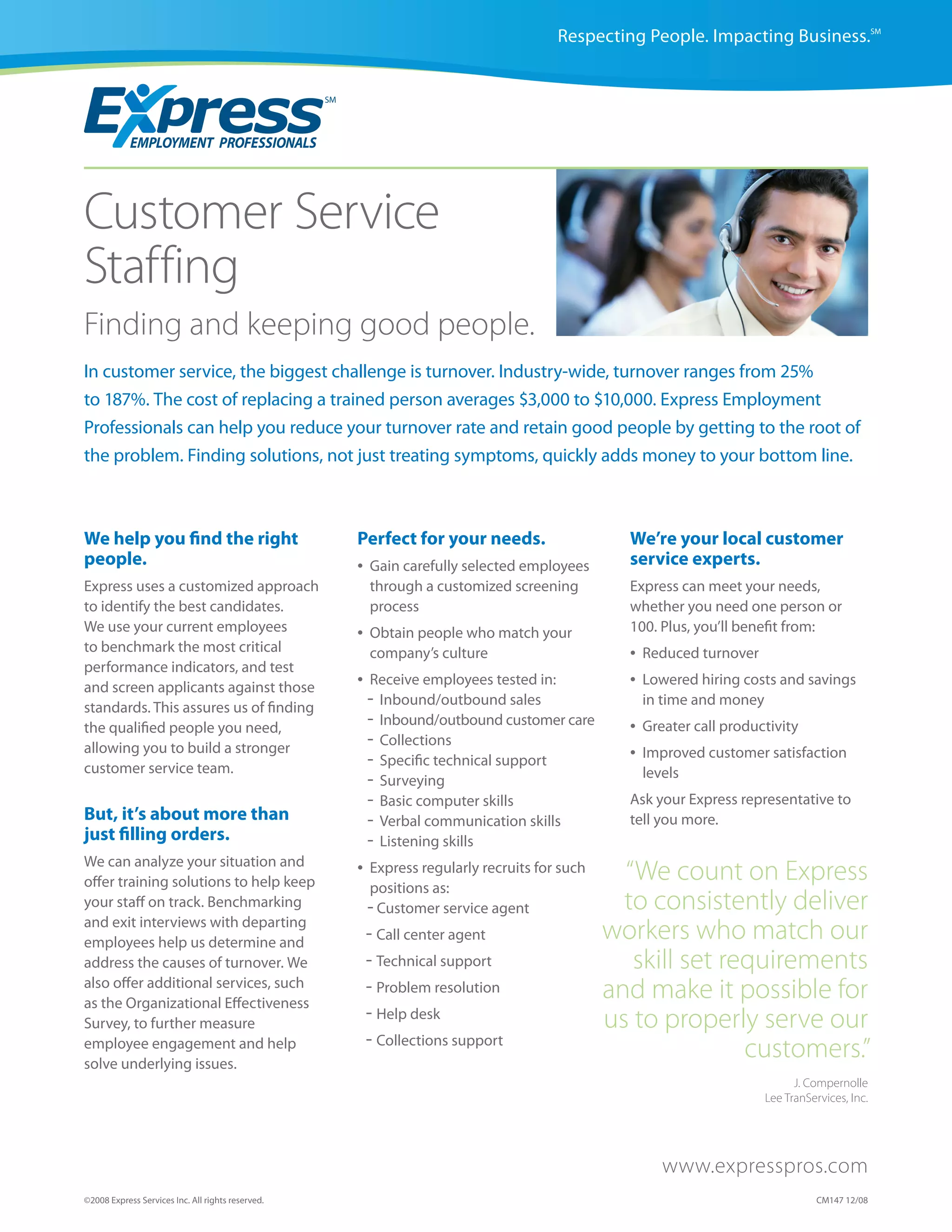 Customer Service | PDF