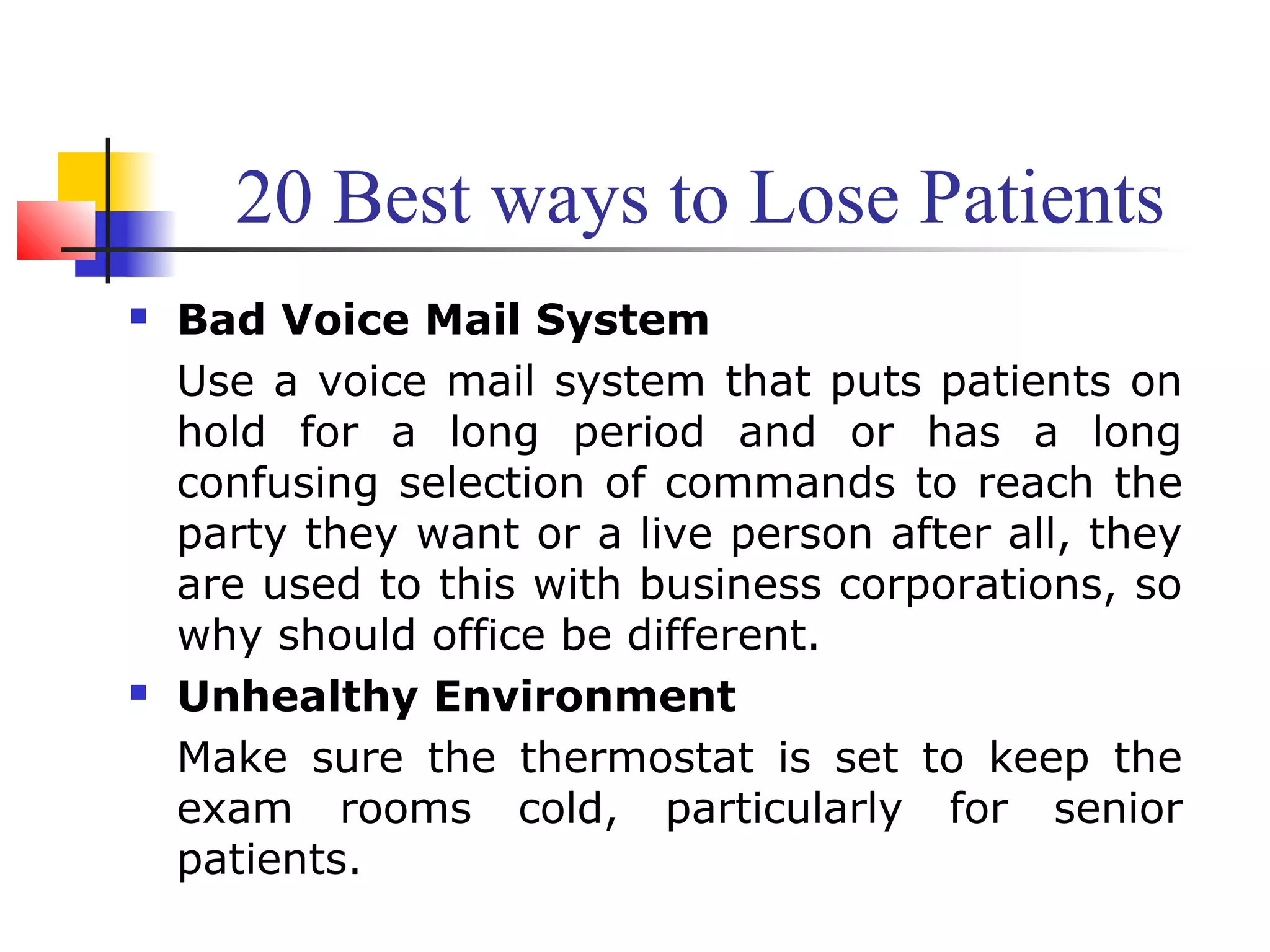 Customer / Patient Services in a Hospital | PPT | Healthcare Industry ...