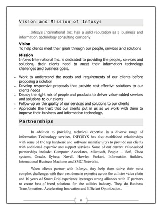 Customer service of infosys | DOCX