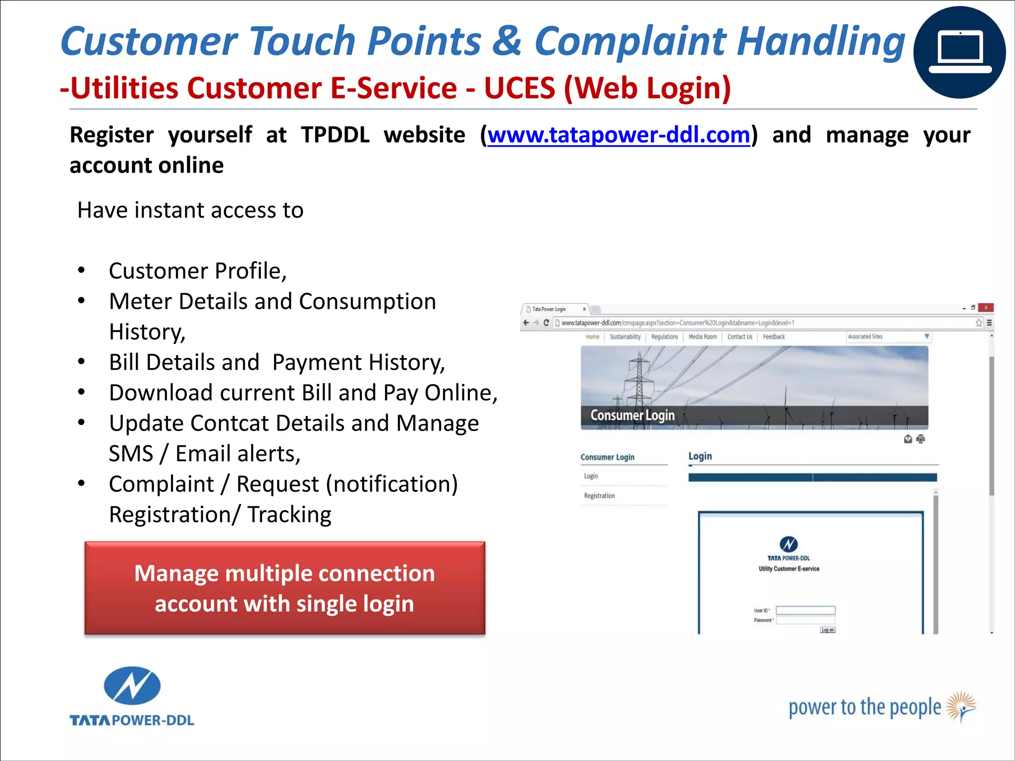 Customer services and initiatives @ tata power delhi distribution | PDF