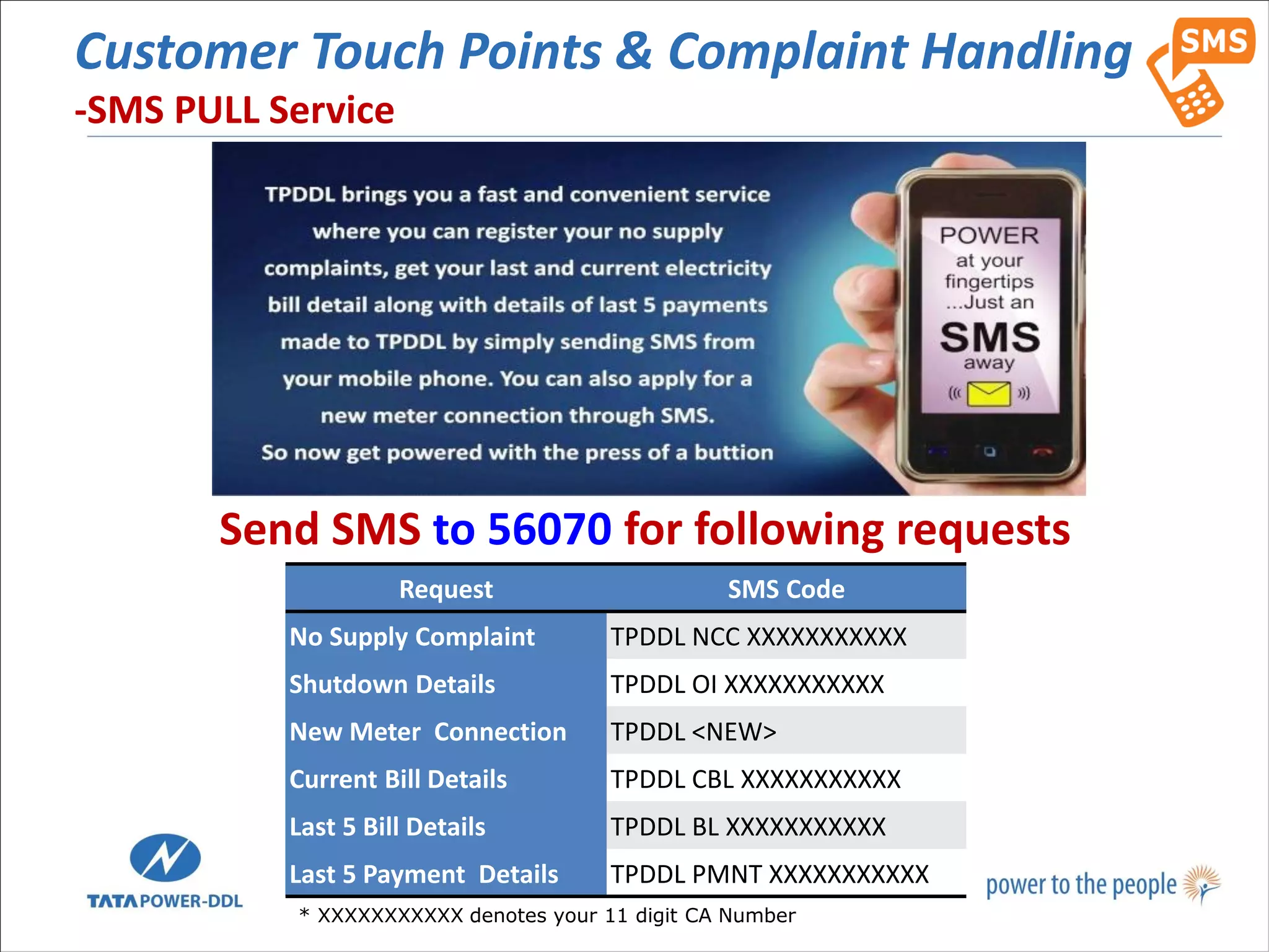 Customer services and initiatives @ tata power delhi distribution | PDF