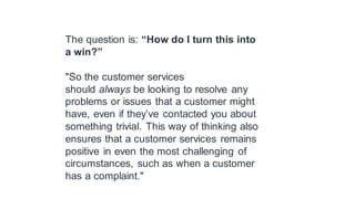 Customer services mindset | PDF
