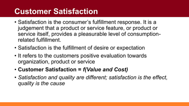 Customer's expectation & perception of customers | PPTX | Business ...
