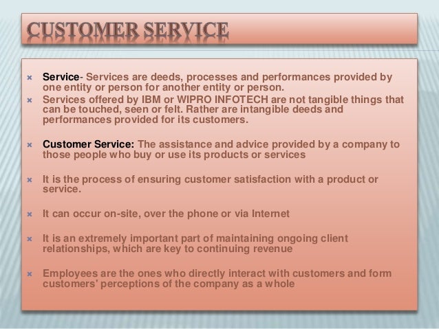 Customer service skills