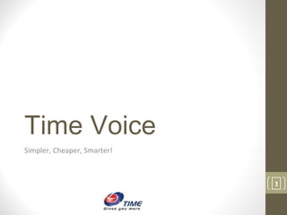 TdC New Voice Plan | PPT