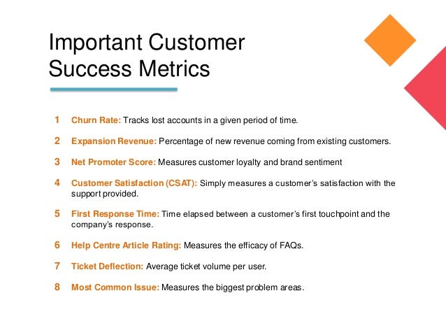 Customer Success KPI's that Matter