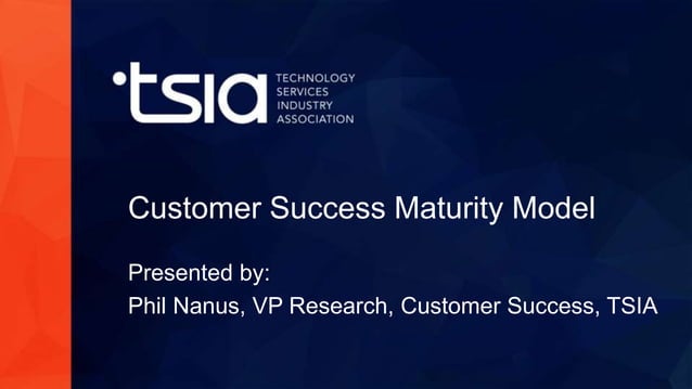 Customer Success Maturity Model | PPT
