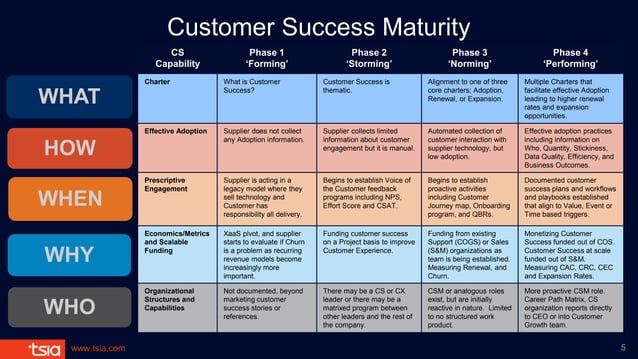 Customer Success Maturity Model | PPT