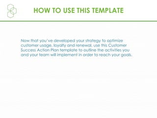 Customer Success Plan Template | PPTX