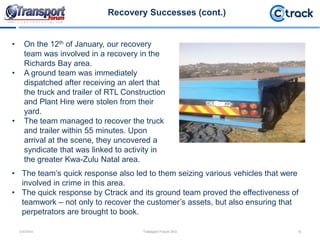 Customer success stories with Ctrack tracking solutions | PDF
