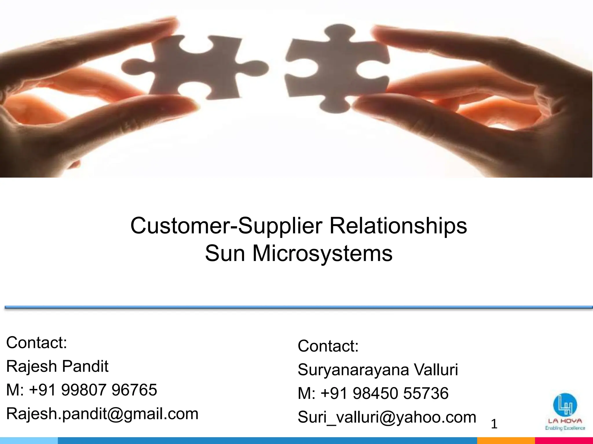Customer_Supplier Relationships_Sun Microsystems.pptx