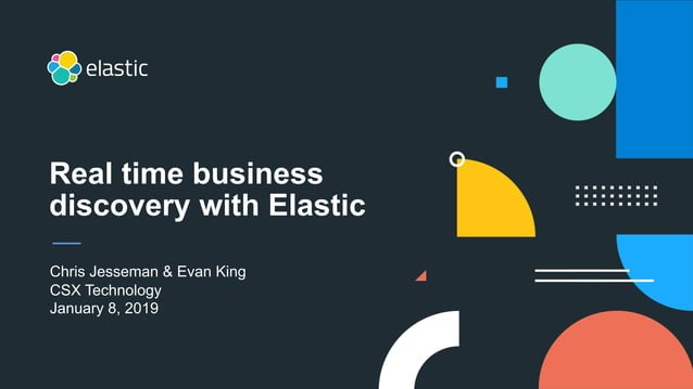 CSX: Real-time Business Discovery with the Elastic Stack | PPT