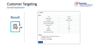 Customer Targeting Augmented Analytics Use Case - Smarten | PPT