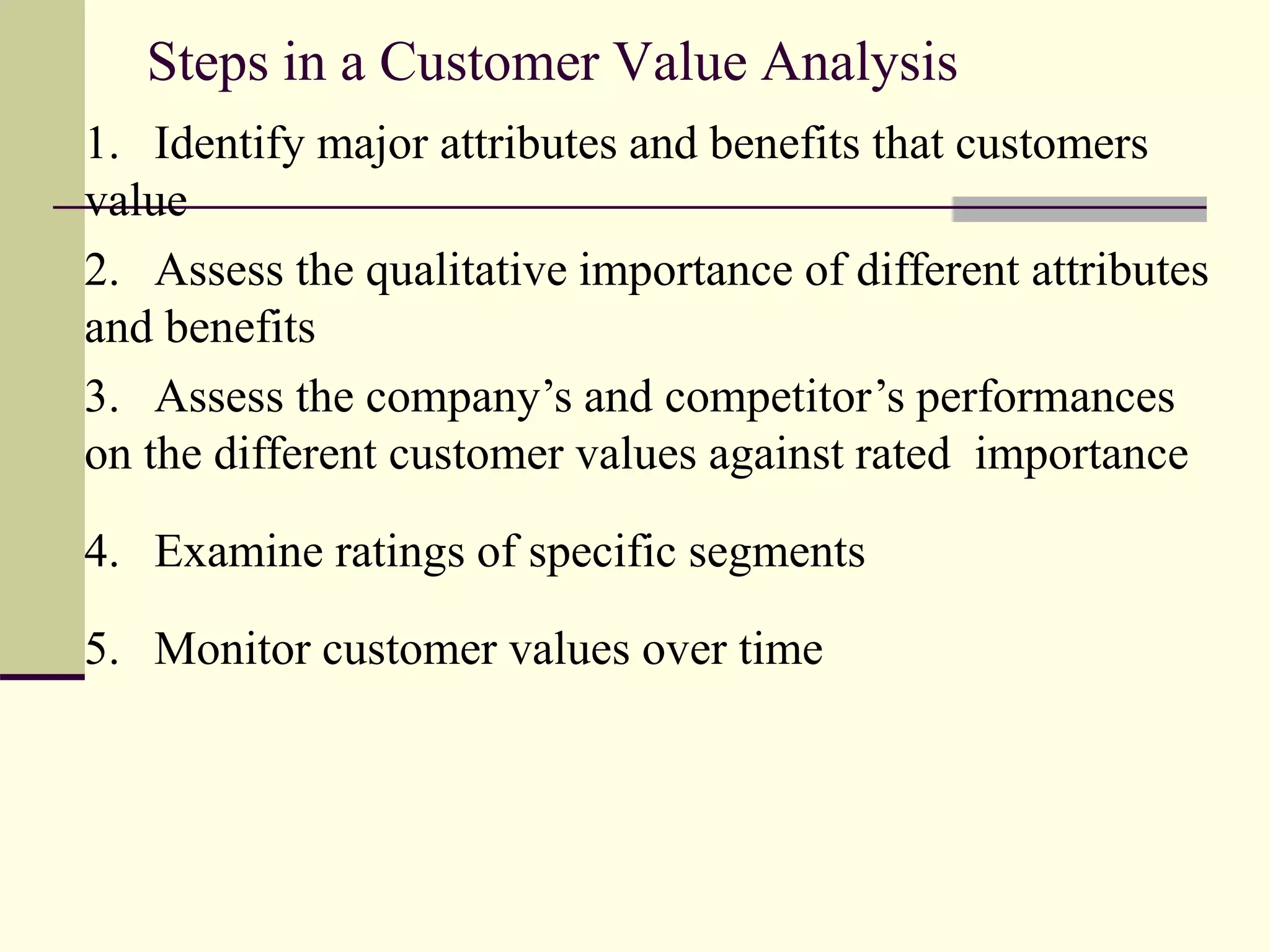 Customer value and Satisfaction | PPT