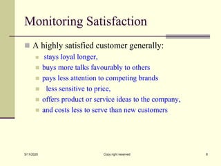 Customer value and Satisfaction | PPT