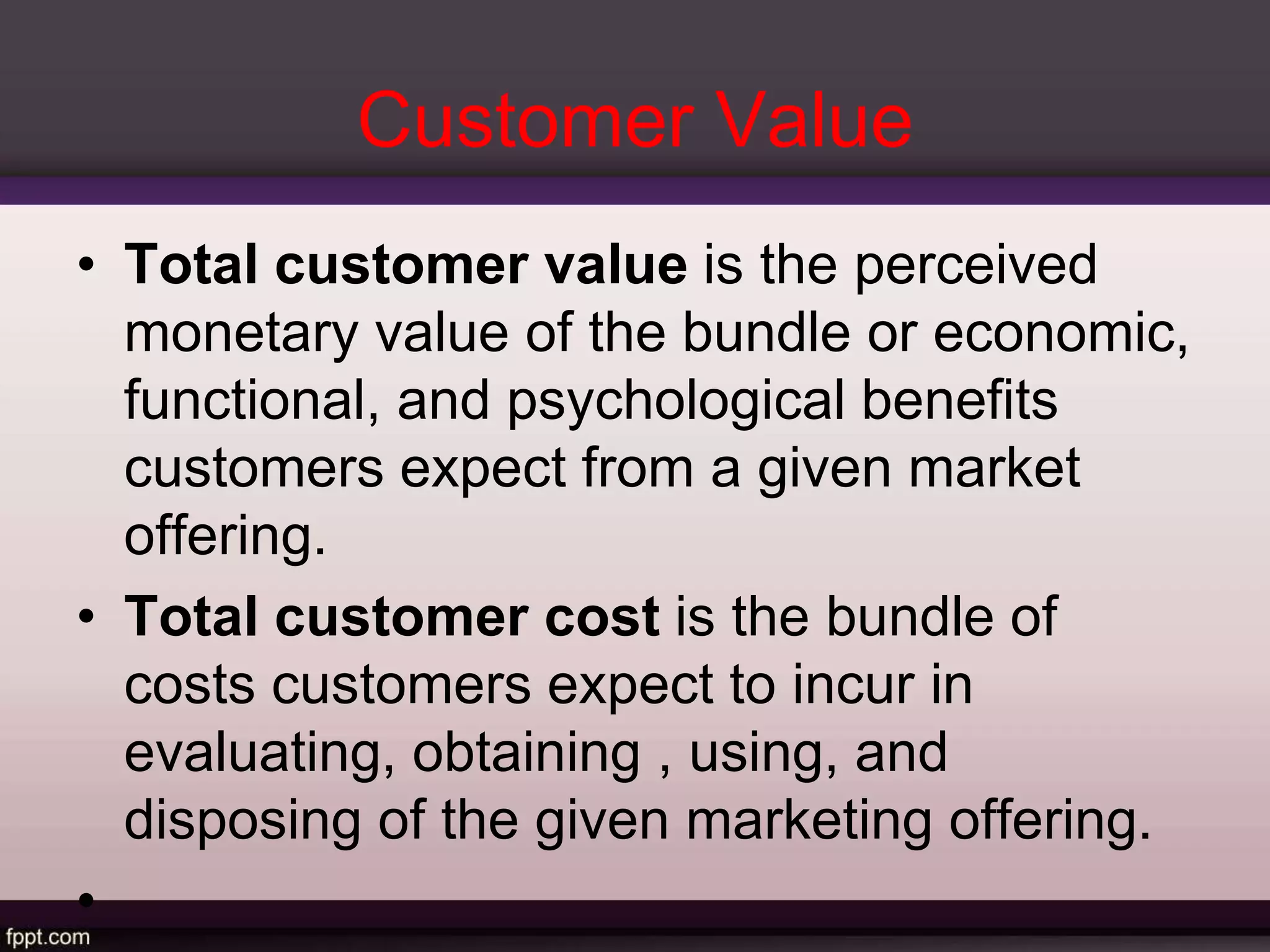 CUSTOMER VALUE.ppt