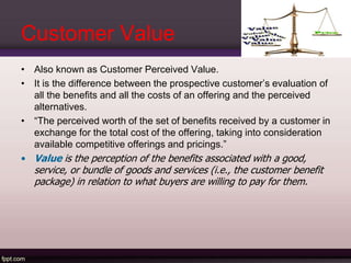 CUSTOMER VALUE.ppt