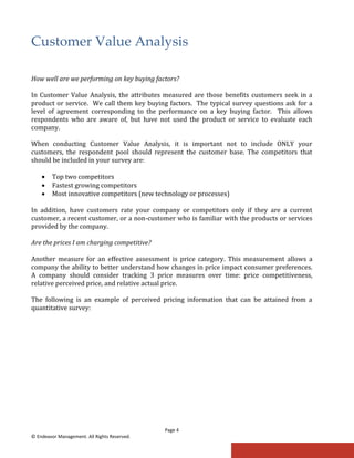 Customer Value Analysis: How Customers Make Purchase Decisions | PDF