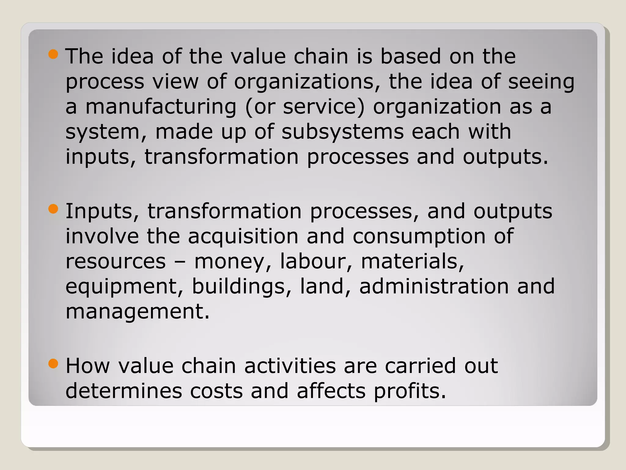 Customer value chain | PPT