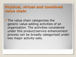Customer value chain | PPT