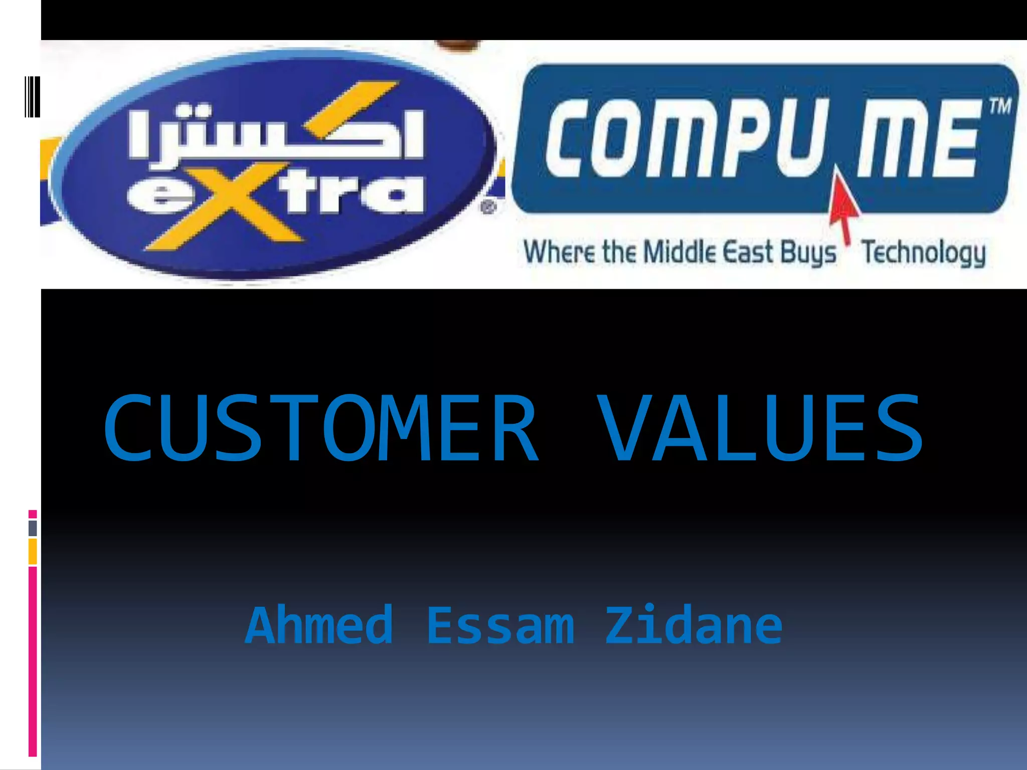 Customer Values Comparison | PPT
