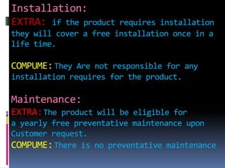 Customer Values Comparison | PPT