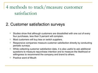 Customer value& satisfaction | PPT