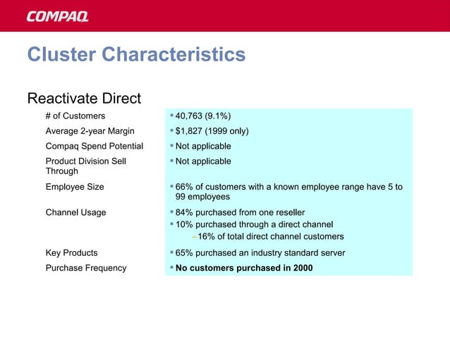 Customer Value Segmentation Ppt