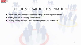 Customer value segmentation- Segmaentation of silverjet | PPT