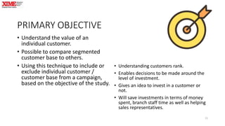 Customer value segmentation- Segmaentation of silverjet | PPT