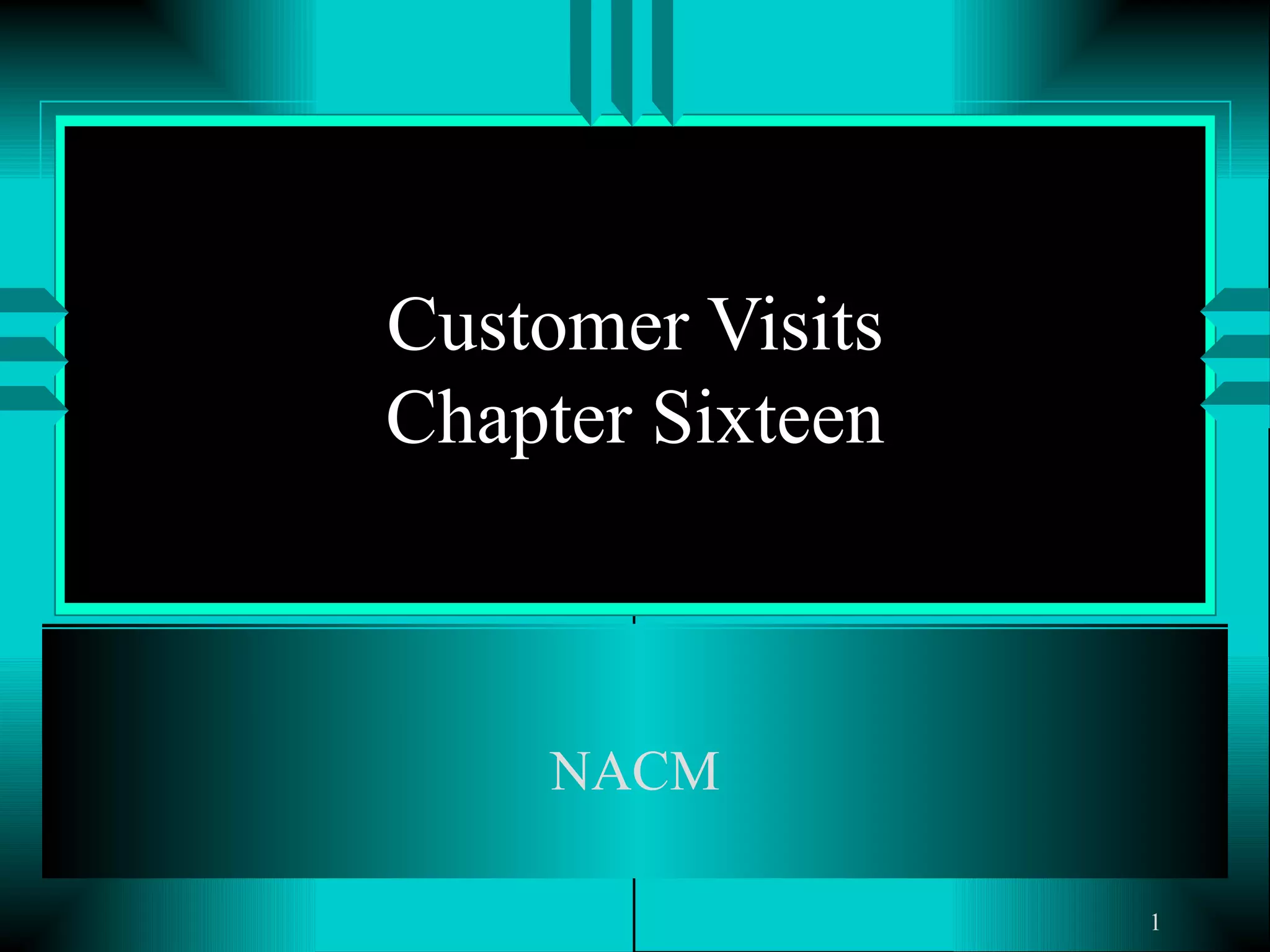 Customer Visits | PPT