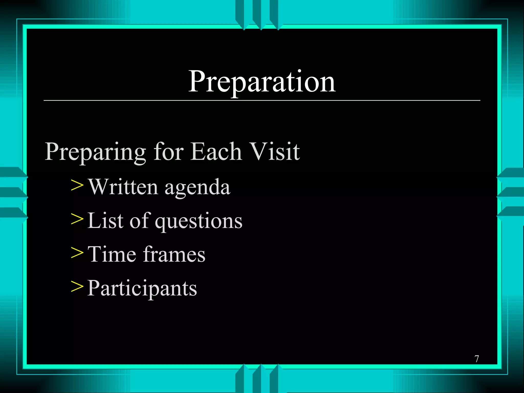 Customer Visits | PPT