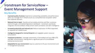 Introducing Ironstream Support for ServiceNow Event Management | PPTX