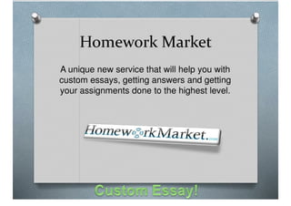 Custom Essay | PPT
