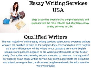 Custom Essay writing Service | PPT