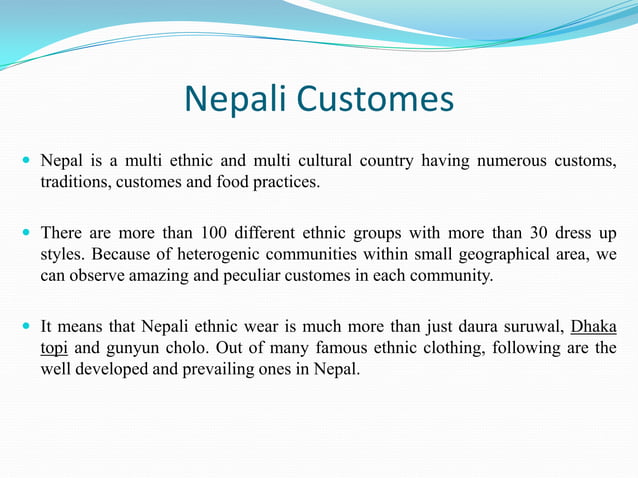 Introduction To Nepal Ppt