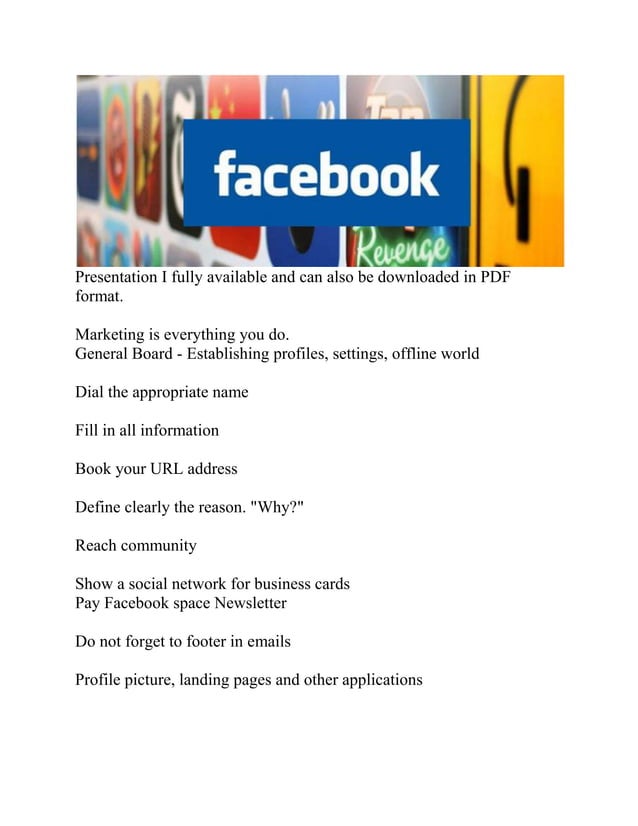 Custom Facebook | PDF