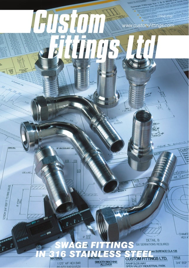Swage Fittings in 316 Stainless Steel