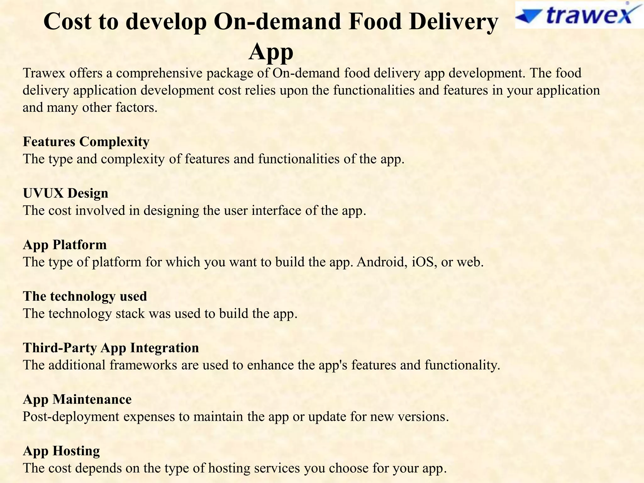 Custom Food Delivery System | PPT