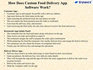Custom Food Delivery System | PPT