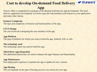 Custom Food Delivery System | PPT