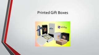 Custom Gift Boxes | PPTX | Business | Business and Finance