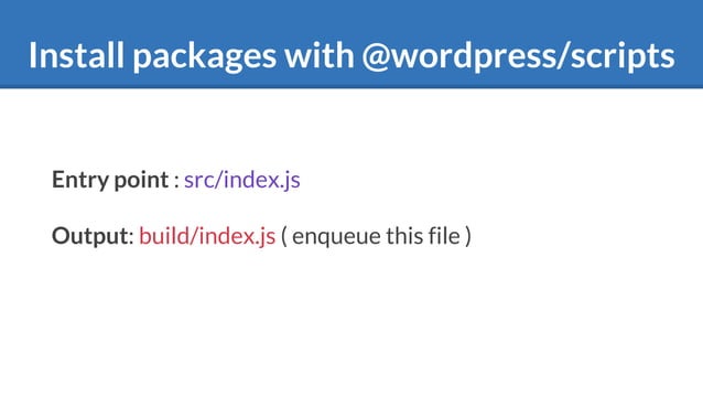 Custom gutenberg block development in react | PPT
