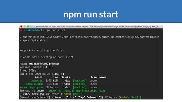 Custom Gutenberg Block Development In React Ppt