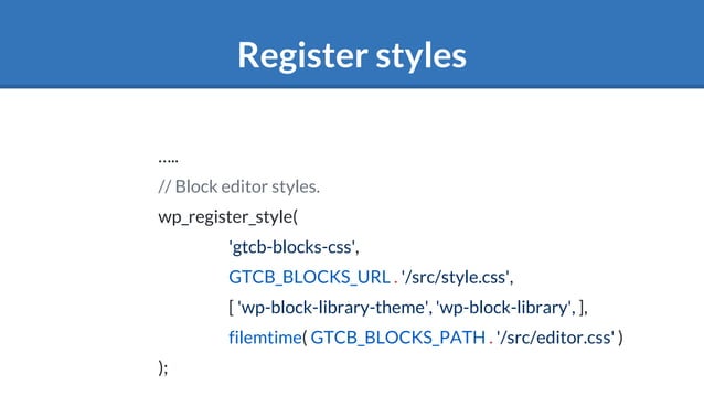 Custom gutenberg block development in react | PPT