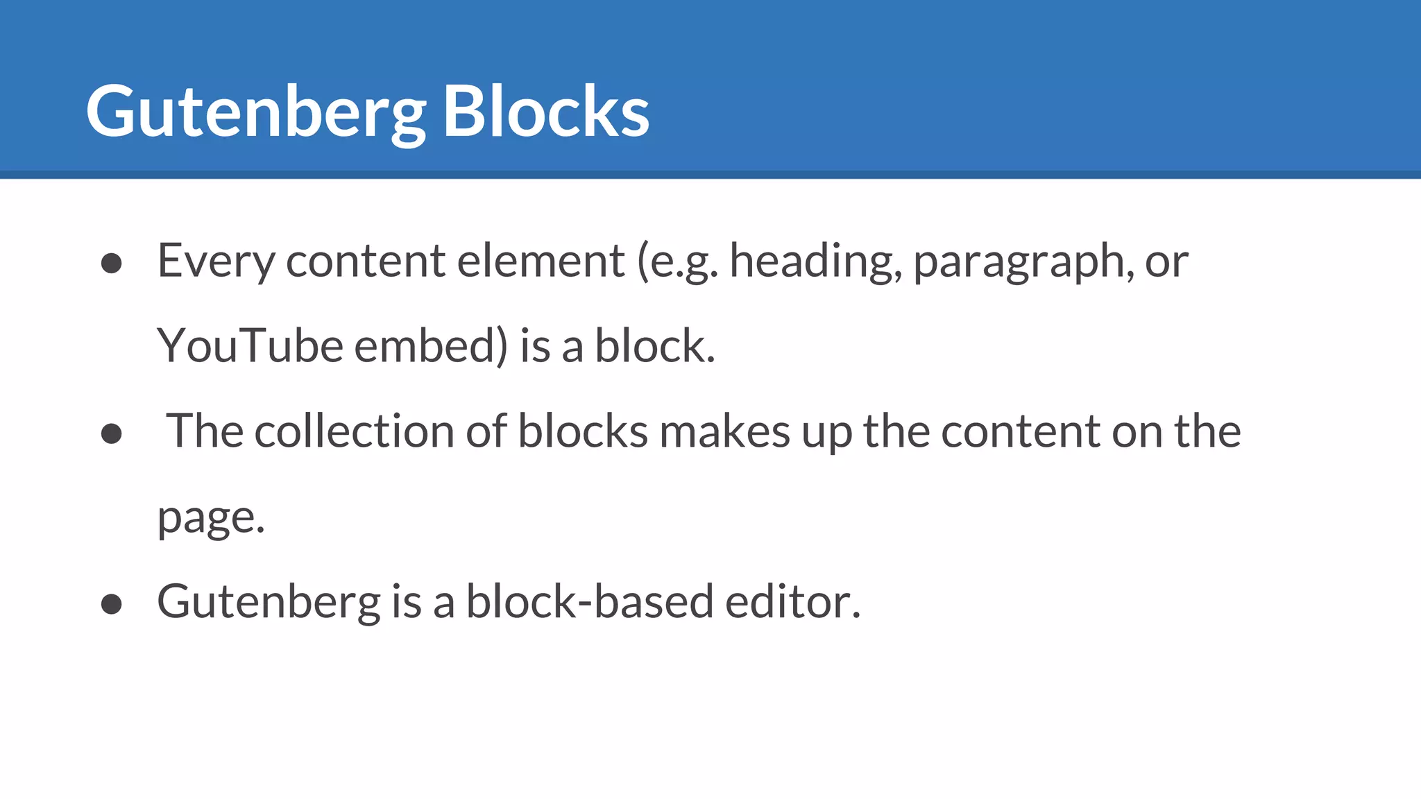 Custom gutenberg block development with React | PPT