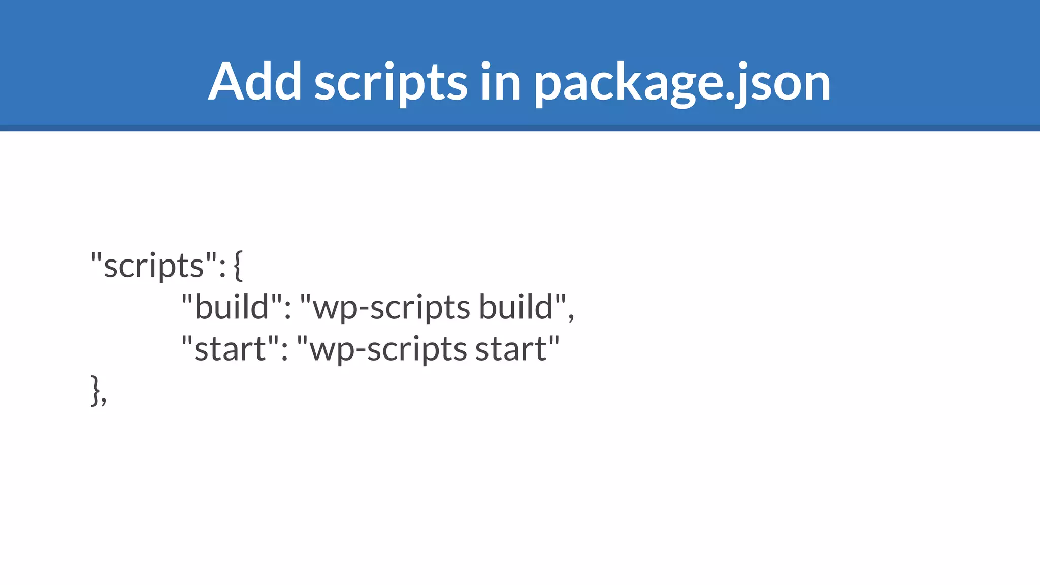 Custom gutenberg block development with React | PPT