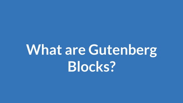 Custom Gutenberg Block Development With React Ppt