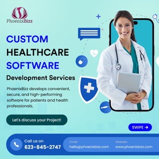 Custom Healthcare Software Development | PDF | Healthcare Industry ...