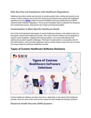 Developing Custom Healthcare Software in Saudi Arabia: A Step-by-Step Guide | PDF